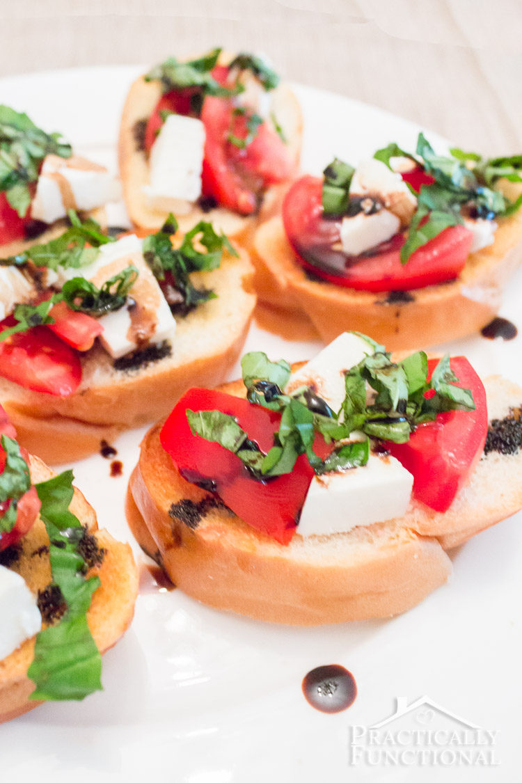 Homemade Caprese Bruschetta Recipe