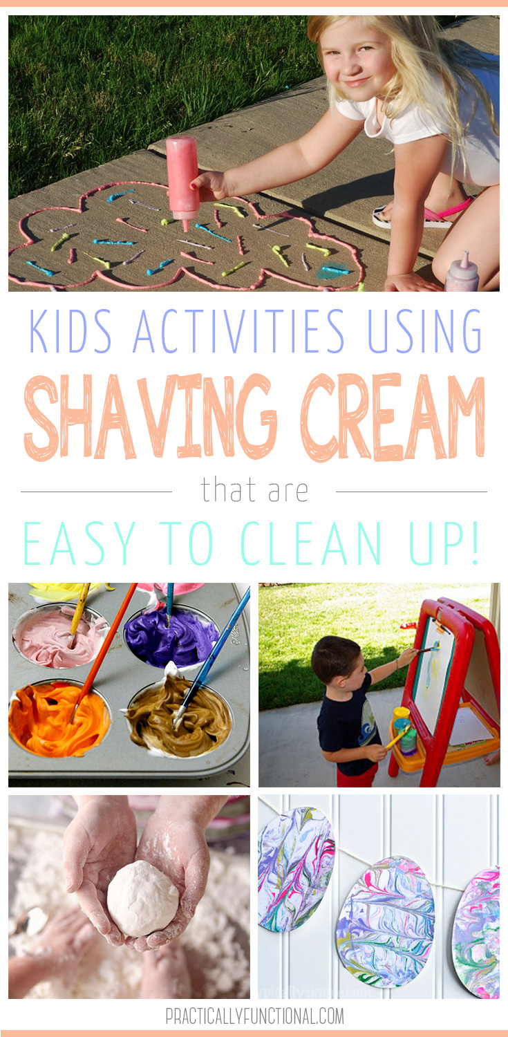 12 Fun Shaving Cream Activities For Kids Practically Functional